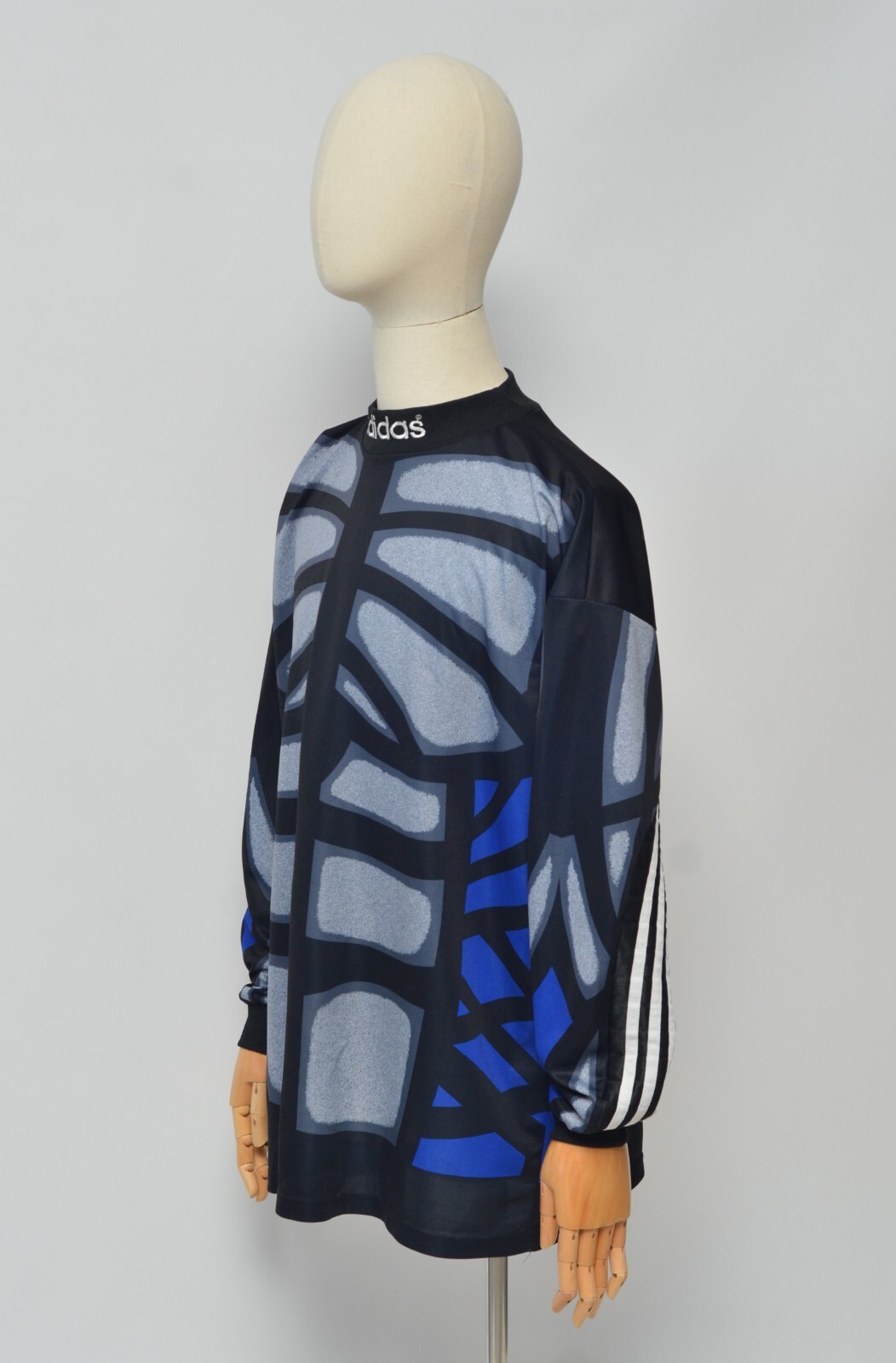 Adidas Vintage Rare Men's Black Skeleton Goalkeeper Jersey Size L Made ...
