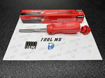 Snap-on Tools USA NEW RED Hard Handle Ratcheting Screwdriver SSDMR4B | eBay