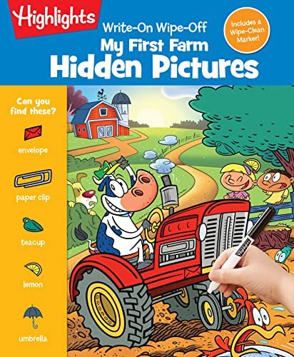 WRITE-ON WIPE-OFF MY FIRST FARM HIDDEN PICTURES (WRITE-ON By Highlights ...
