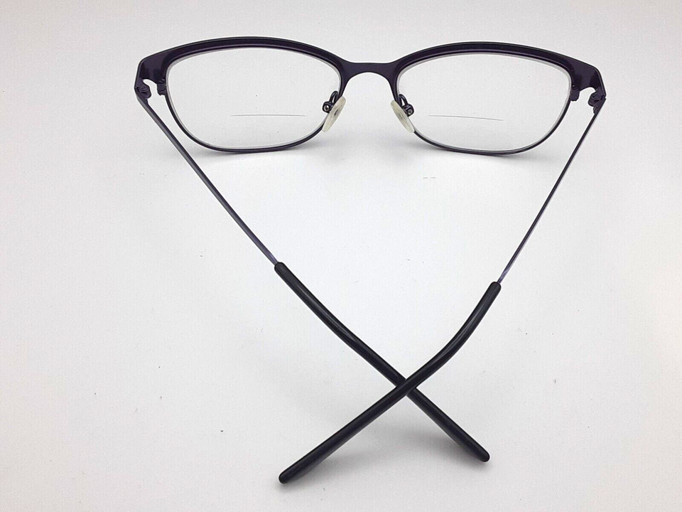 Heartland Flora Purple Cateye Womens Metal Eyeglasses Frames 53-16-140 ...
