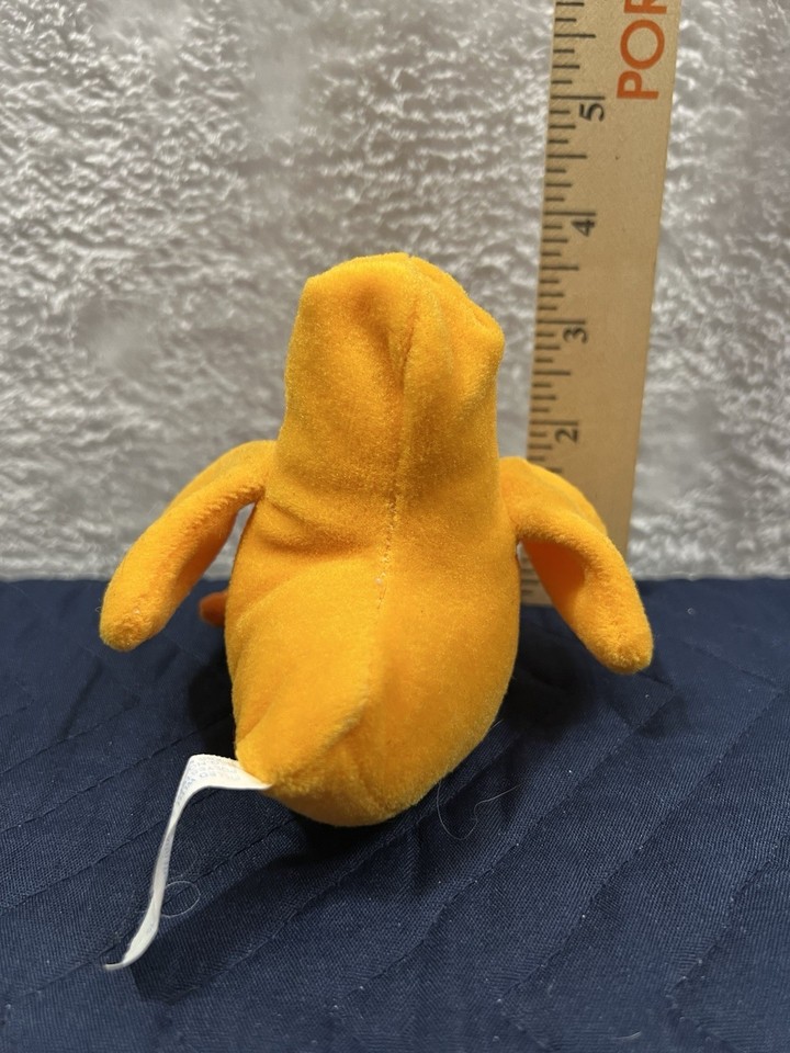 Vintage Dan Dee Plush Duck Easter 4" Yellow Chick Duckling Soft Beanbag ...