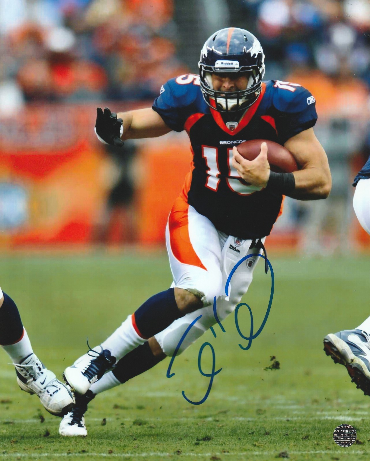 Tim Tebow Signed Autographed Denver Broncos NFL 8x10 Photo With COA ...