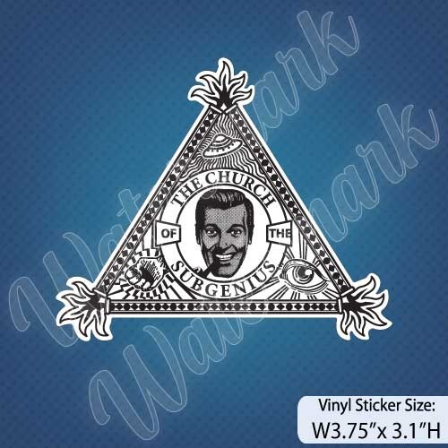 Bob Dobbs / SubGenius / V3 / Pyramid / Decal / Sticker | eBay