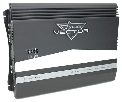 LANZAR VCT4110 2000W 4-Channel High Power MOSFET Car Audio Amplifier ...