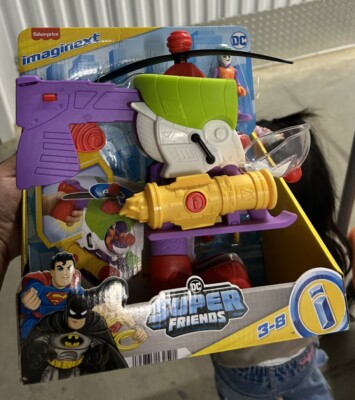 Imaginext DC Super Friends Joker robo copter helicopter Batman badguy ...