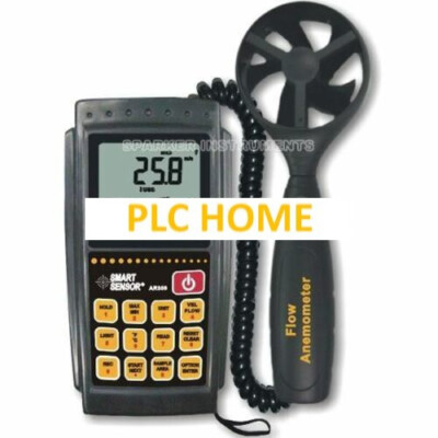 Smart Sensor AR856 Air Flow Anemometer Infrared Temperature Meter USB Software | eBay