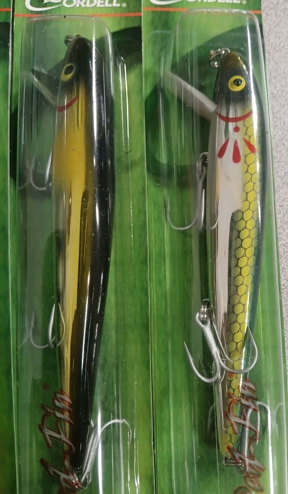 Lot Of (4) Cotton Cordell Red Fin Lures( All Different Colors) Low ...
