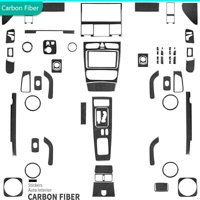 62Pcs Real Carbon Fiber Interior Trim Full Kits For Benz G-Class W463 ...