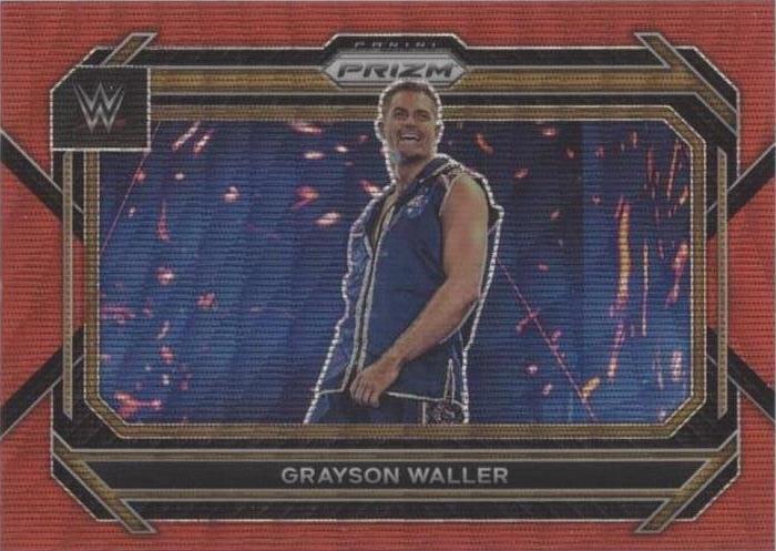 2023 Panini Prizm WWE - Grayson Waller #52 Ruby Wave Prizm for sale ...