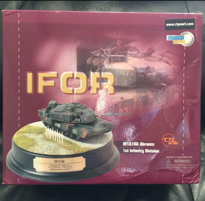 DRAGON IFOR M1A1HA Abrams 1st Infantry Division BIG RED ONE 1/72 ...