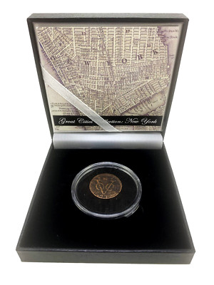 Great Cities Collection: New York The First New York Penny COA Included ...