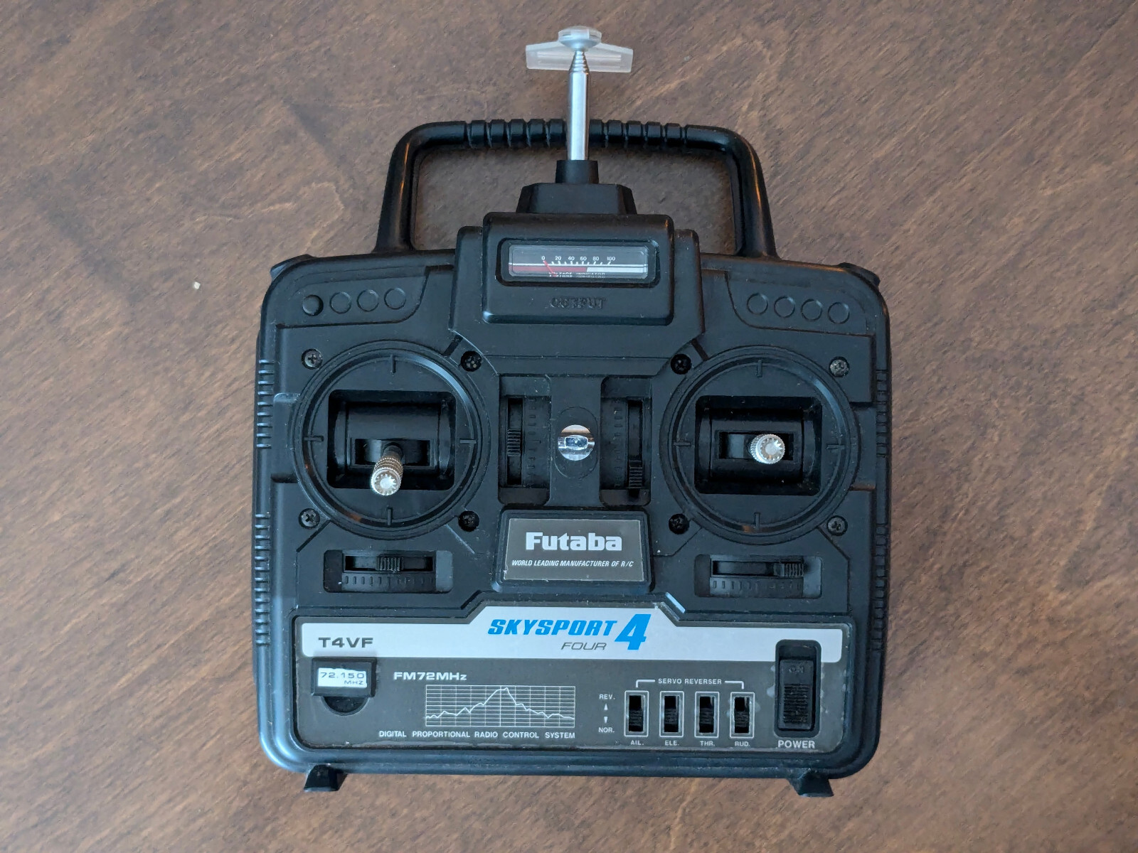 Futaba Skysport 4 Digital Proportional Radio Control T4VF FM 72MHz Ch ...