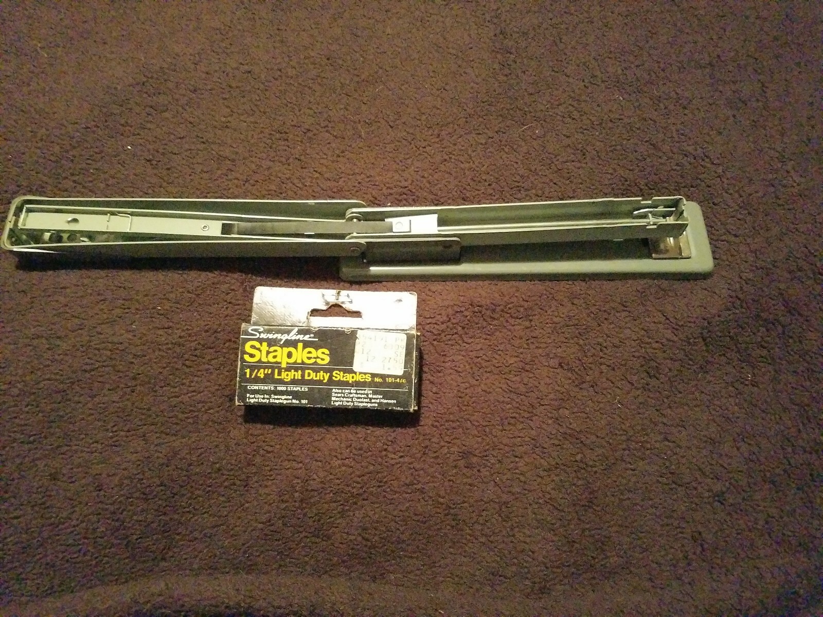Vintage SWINGLINE STAPLER Model 402 - Industrial Gray | eBay