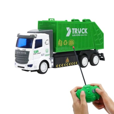 Remote Control GARBAGE TRASH TRUCK RC Recycling Vehicle Christmas Gift ...