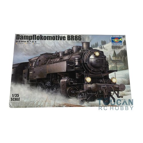 1/35 Trumpeter WWII German Steam Locomotive BR86 Kit Scale 00217 Static ...