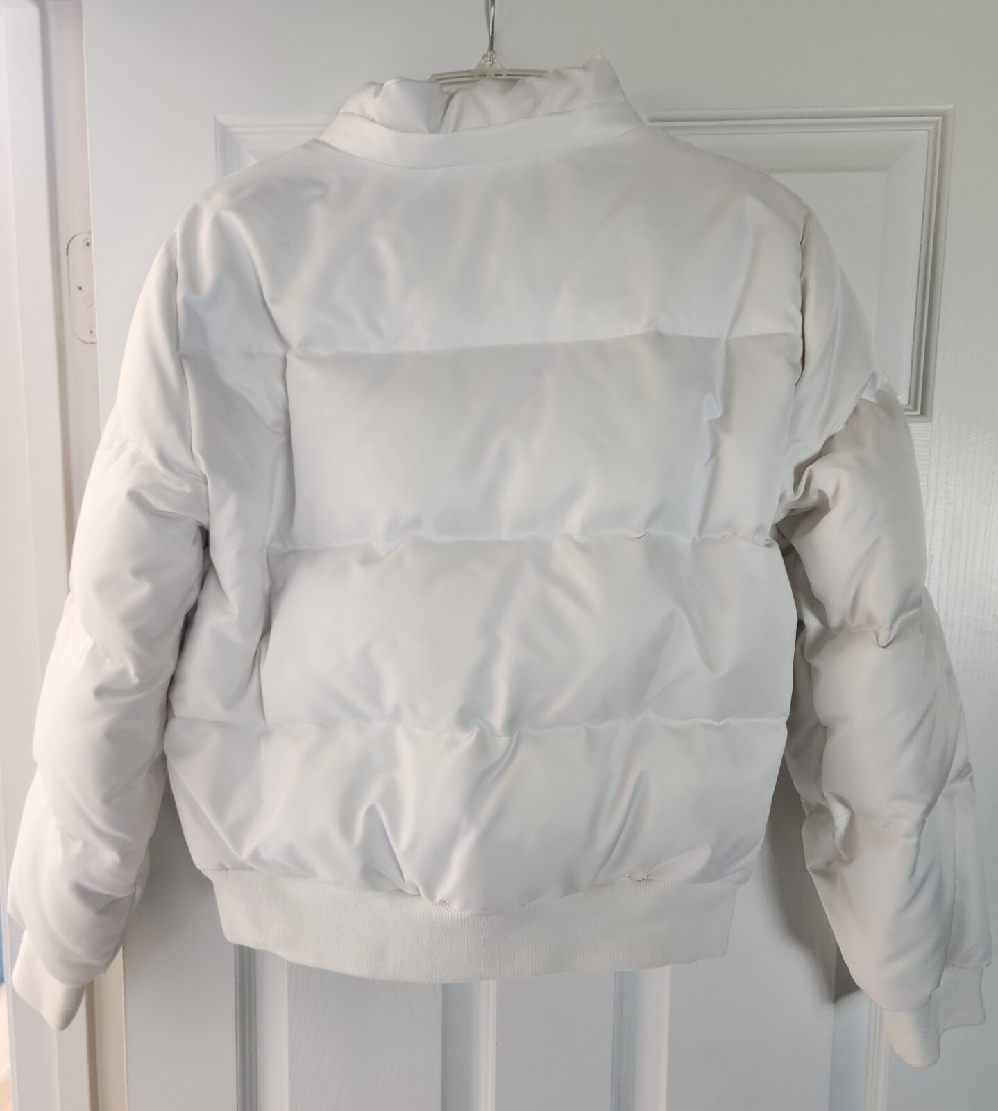 Lady Foot Locker Puffer Jacket White Down Feathers Hooded Women Coat ...