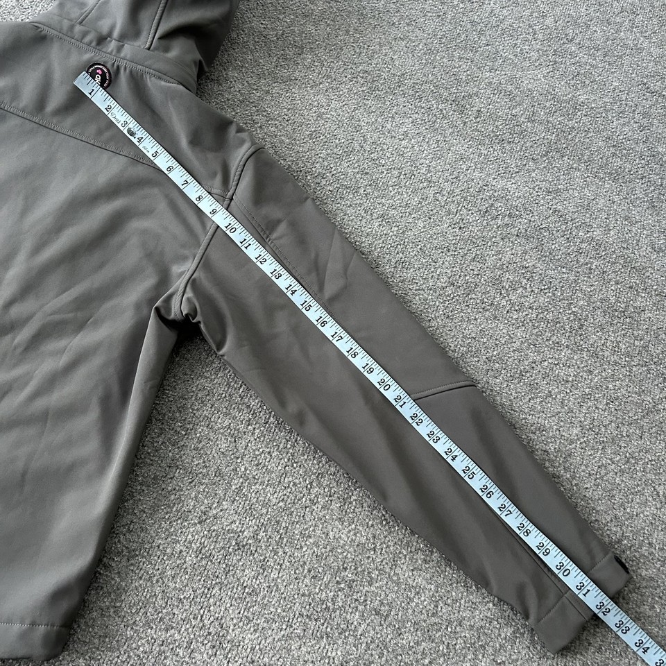 Little Donkey Andy Jacket Mens Small Gray Power Dry Softshell Hooded ...