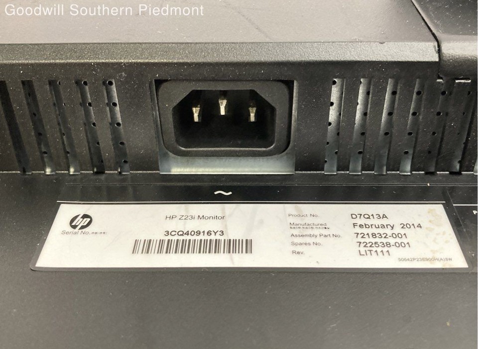 HP Z23i 23" 1080p DisplayPort DVI-D VGA IPS LED Computer Monitor ...