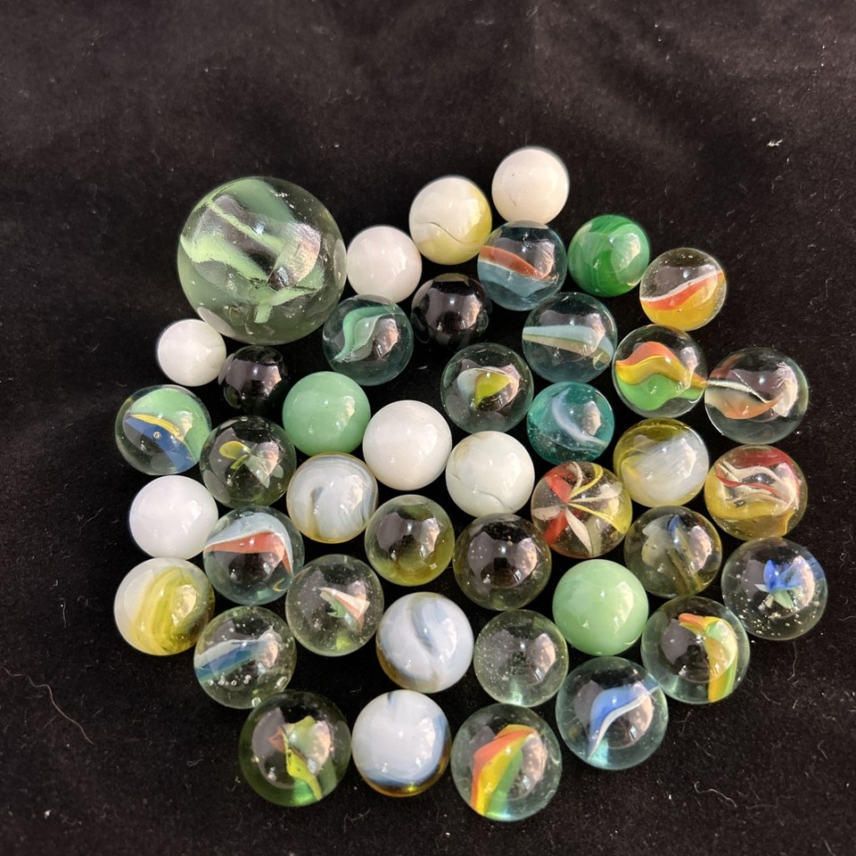 Lot of Mixed Marbles Vintage and not so vintage | eBay