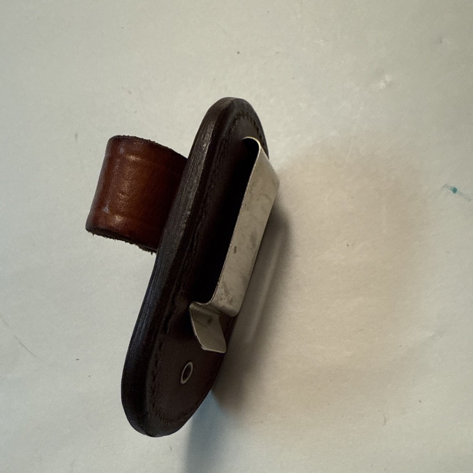 BROWNING LEATHER 12 GA DOUBLE SHELL BELT HOLDER Trap Shooting Skeet ...