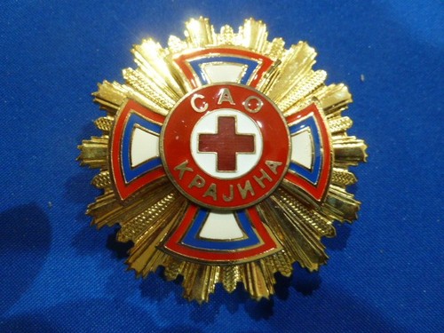SERBIAN REPUBLIC KRAJINA ORDER OF THE RED CROSS 2ND CLASS | eBay