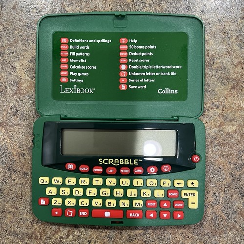 Lexibook Deluxe Electronic Scrabble Dictionary SCF-328AEN | eBay