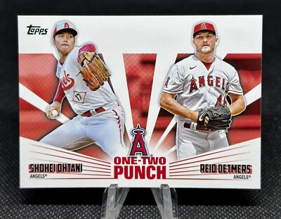 2023 Topps Reid Detmers / Shohei Ohtani One-Two Punch #12P-23 LA Angels ...