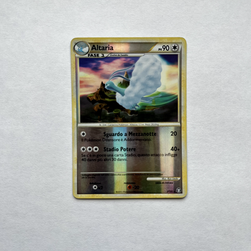 Pokemon Card Altaria Holo (IT) | 002-102 Year 2011 LP | eBay