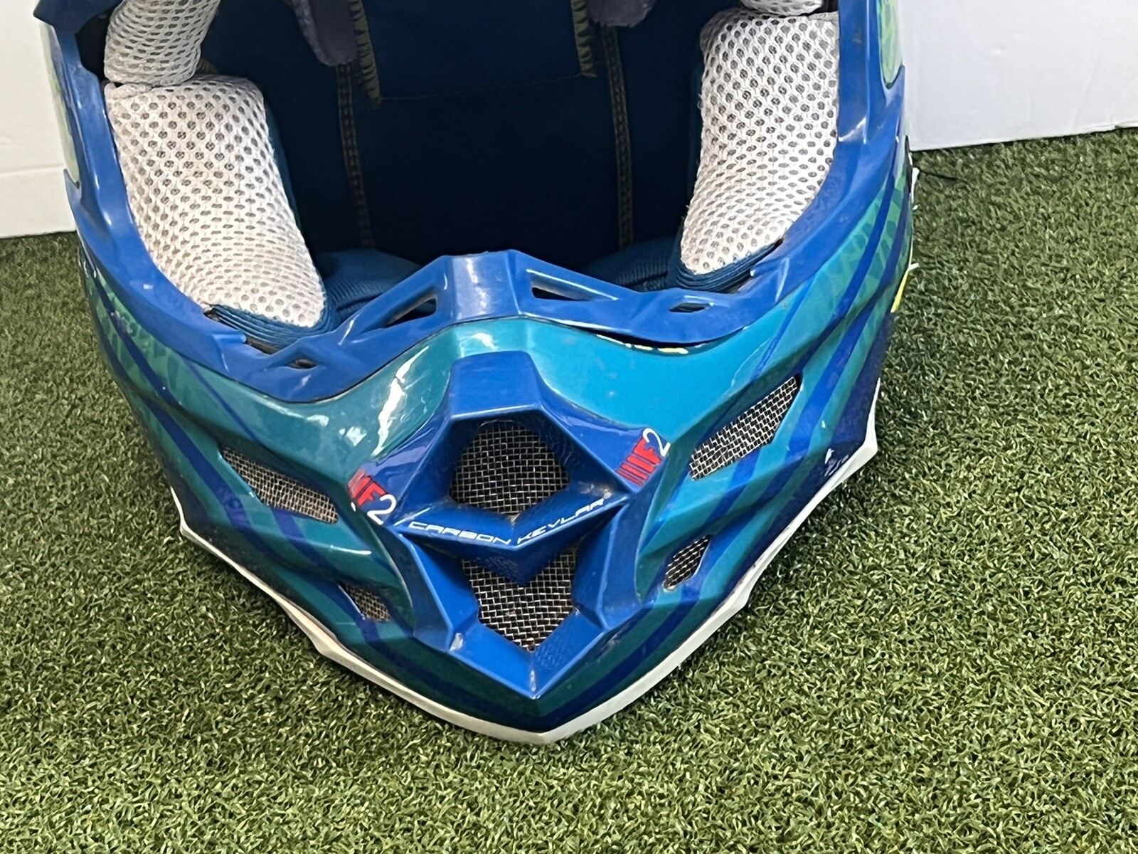 Fly Racing F2 DOT FMVSS No. 218 SNELL Helmet ATV Racing Large 59-60cm ...