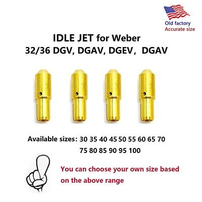 IDLE JET 74409 For WEBER DGV DGAS DGAV ICT ADFA EPC size 40-100 NEW ...