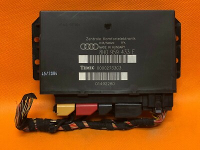 05-07 2005 2006 Audi A4 CCM BCM Body Comfort Control Module 8H0959433E ...