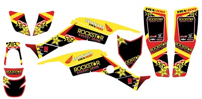 Fits Honda TRX 400 1999 01 02 03 04 05 06 2007 graphic kit TRX 400ex ...