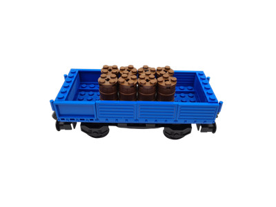 Lego® 9V RC TRAIN Railway 4563 Waggon Carriage Blue Cargo WAGON CAR | eBay