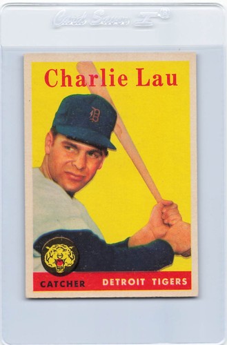 1958 Topps #448 Charlie Lau Tigers EX/MT *DA-B8440 | eBay