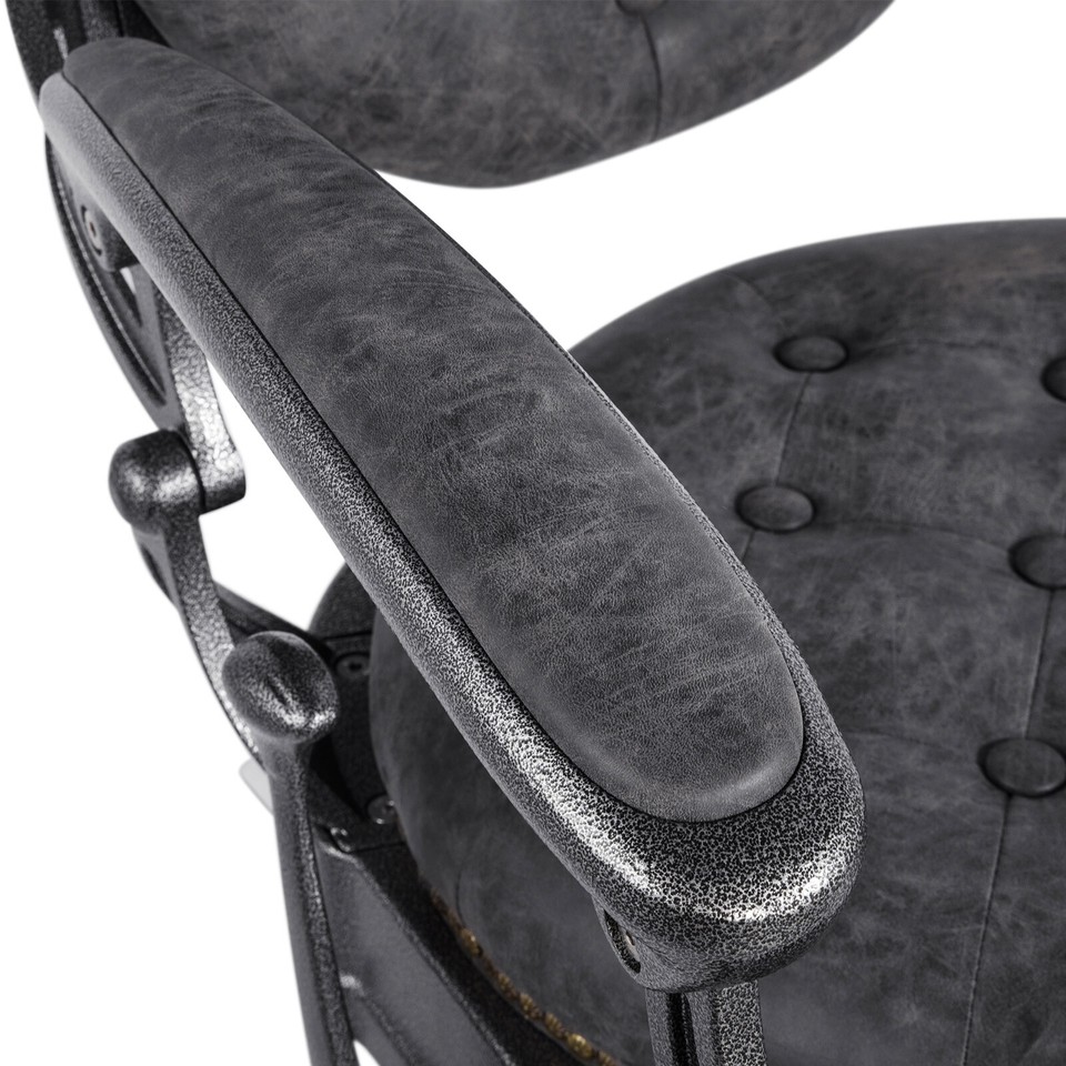 Artist hand Gray Vintage Barber Chair Hydraulic Recline All Purpose ...