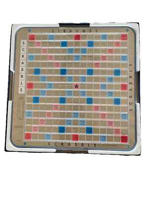 Vintage Scrabble Deluxe Edition Turntable Board Selchow Righter | eBay