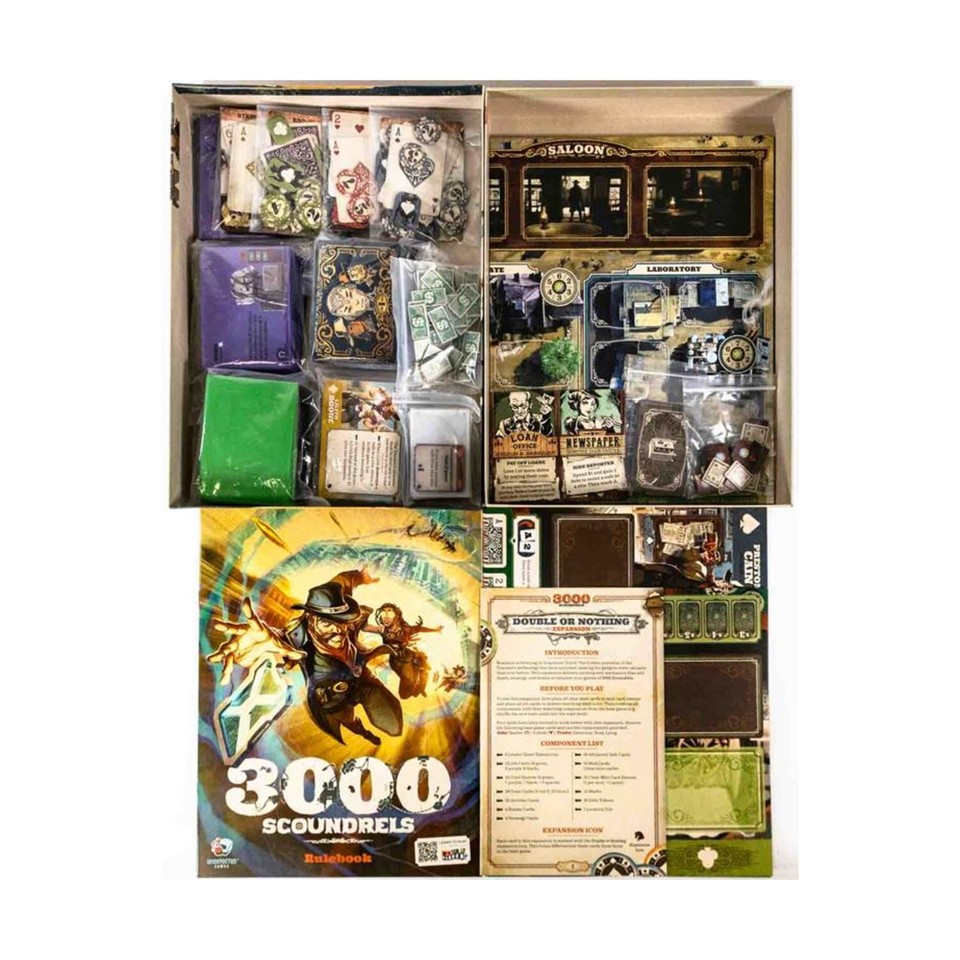 Unexpected Game Board Game 3000 Scoundrels w/Double or Nothing Expansio ...
