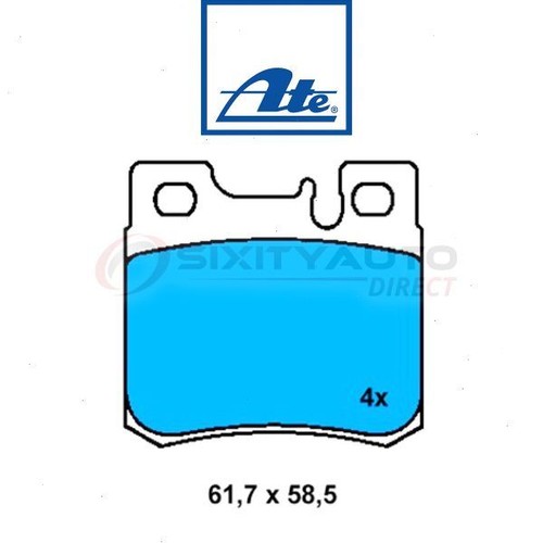 ATE Rear Disc Brake Pad Set for 1993 Mercedes-Benz 300E - Braking ...