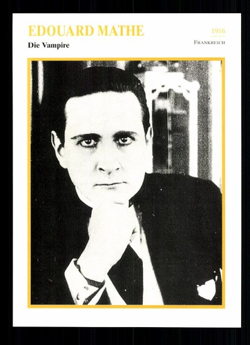 Edouard Mathe STARPORTRAITKARTE - 80er Jahre TOP + G 21615 | eBay