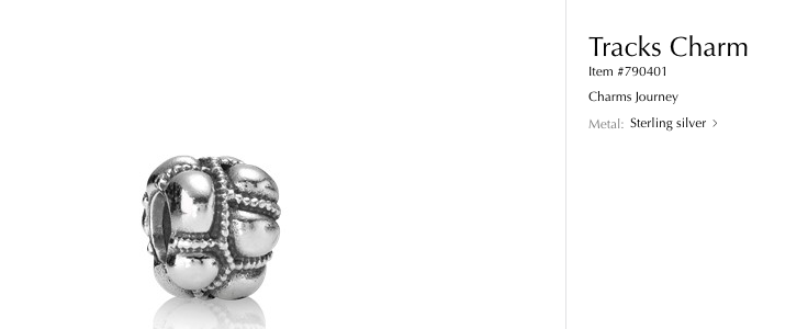 Authentic Discontinued Pandora Charm - Tracks Charm | eBay