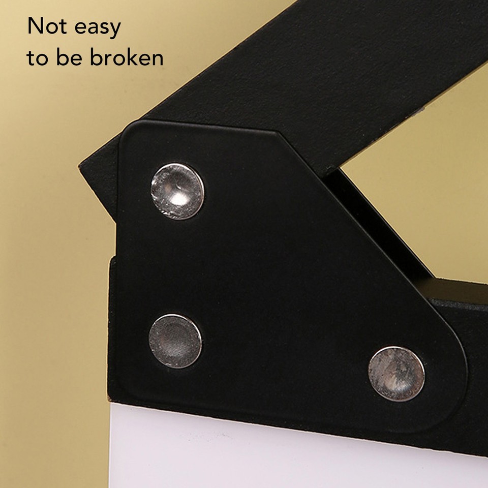 (20x19.5cm)Film Clap Board Director Filming Clapper Board Clapboard ...