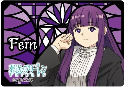 Character Card Fern Funeral Frelen Acrylic Stained Glass Design | eBay