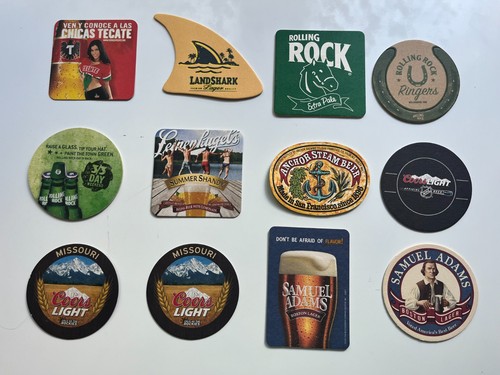 Lot of 27 Vintage Beer Coasters – Miller, Coors, Sam Adams, Tecate ...