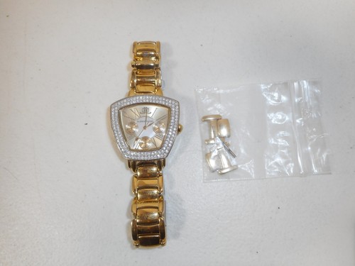 Jennifer Lopez Watch Women's Gold Tone Rhinestone New Battery | eBay