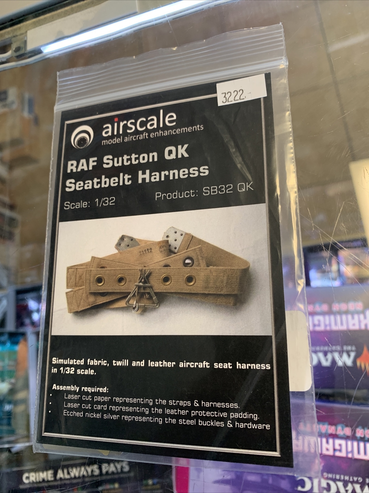 1/32 AirScale #SB32QK RAF Sutton QK Paper & P.E. Seatbelts | eBay