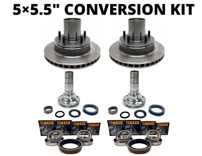 5×5.5 CONVERSION KIT- Converts GM/Chevy 6 lug to Ford 5 lug Bolt ...