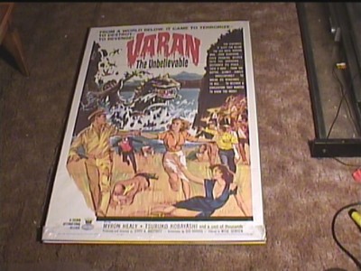 VARAN 1962 ORIG MOVIE POSTER HORROR SCI FI MONSTER | eBay