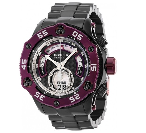 Invicta SHAQ Diamond Men's 52mm .27 CTW Diamonds Swiss Chrono Watch ...