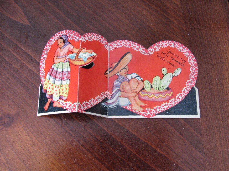 VINTAGE VALENTINE DAY CARD " YOU'RE MY HOT TAMALE " | eBay