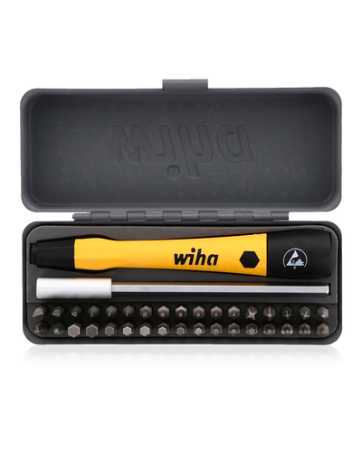 Wiha 36 Piece GoBox Electronics ESD Precision Micro Bit Screwdriver Set ...